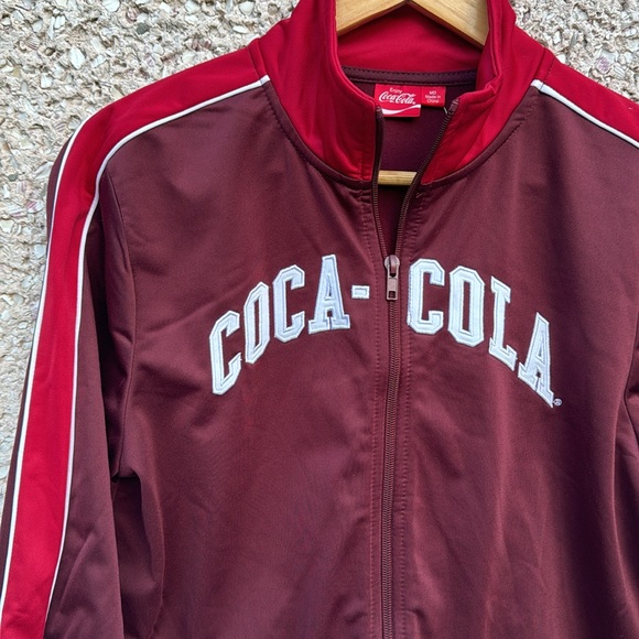 Coca Cola | Jackets & Coats | Vintage Style Coca Cola Athletic Jacket ...